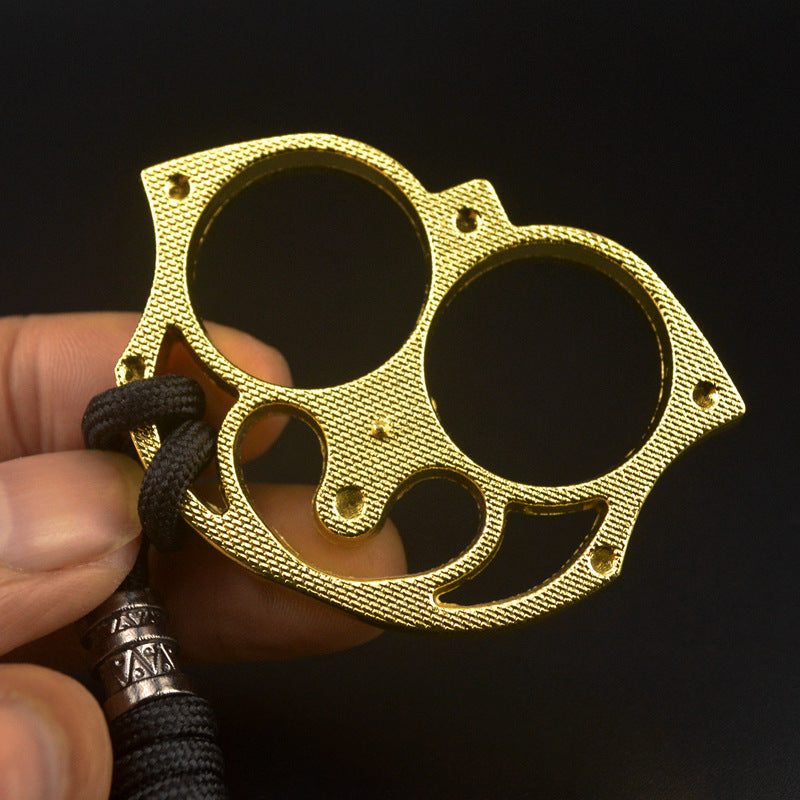 Mini Kitten Two Finger Buckle Knuckle Duster Boxing Self Defense Window ...