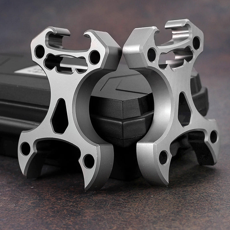 Multi-function Knuckle Duster Bottle Opener Self-defense Tool – Brass ...